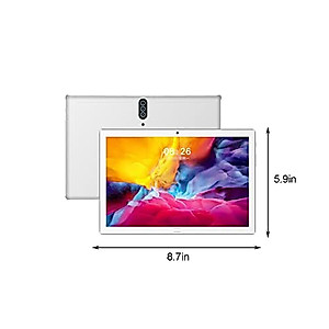 Ewbzo 10.1 Inch Tablet, 8-core IPS, HD Screen, WiFi, Bluetooth, Android Voice Call, Game Tablet, Support SIM Communication Function MTK, Android 5.1 Operating System