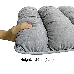 Big Hippo Lumbar Support Back Cushion and Seat Cushion for Car Seat or Office Chair(Gray)
