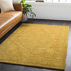 Hauteloom Kapowsin Wool Living Room, Bedroom Area Rug - Updated Traditional - Brown, Red - 6' x 9'