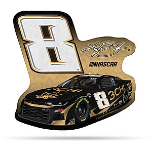 Rico Industires NASCAR Racing Kyle Busch #8 3CHI Shape Cut Pennant - Home and Living Room Décor - Soft Felt EZ to Hang