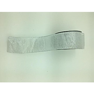 Celebrate IT- Ribbon -Silver see-thru ribbon 2.5 in x 25 ft