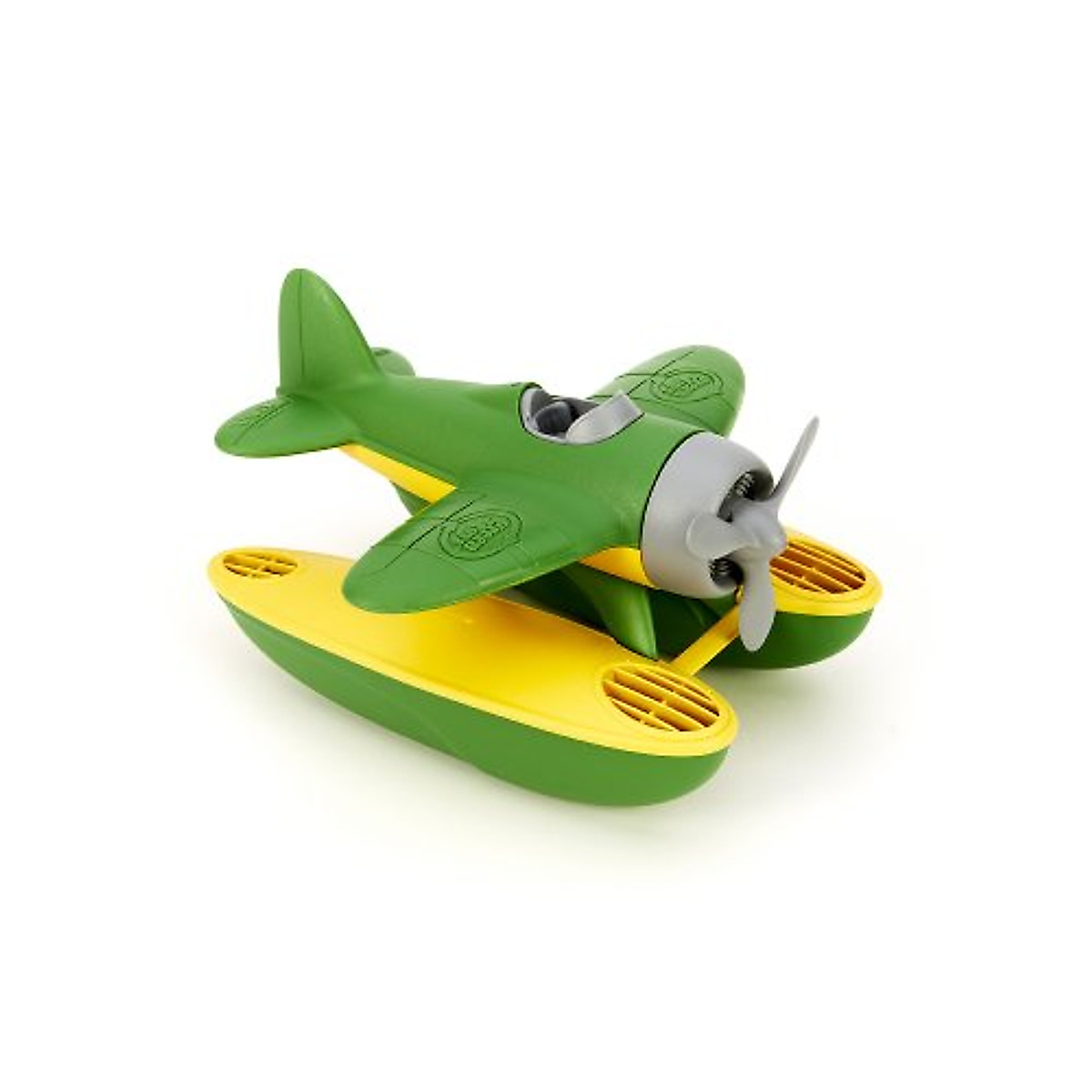 Green Toys Seaplane in Green Color - BPA Free, Phthalate Free Floatplane for Improving Pincers Grip. Toys and Games ,9 x 9.5 x 6 inches