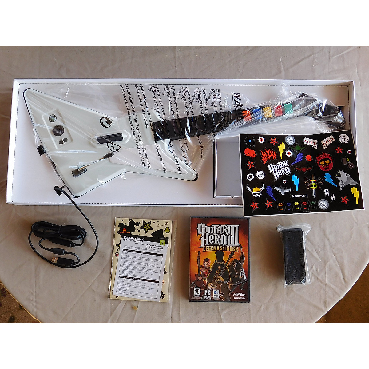 Guitar Hero III: Legends of Rock Bundle With Guitar - PC/Mac (Wired bundle)