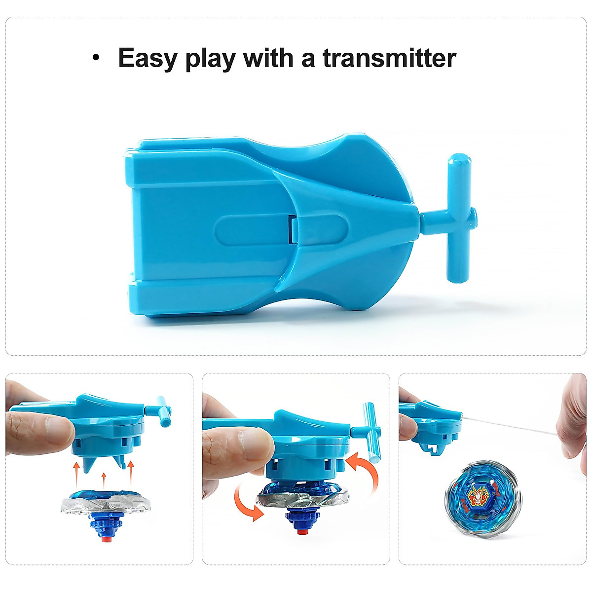 Magicmode Metal Spinning Top Stainless Steel Precision Gyroscope Anti-Gravity Spinner Top Perfect Balance Desktop Toy, Unique Gift for Kids/Adults