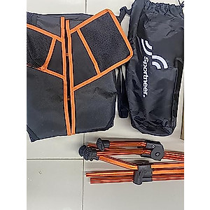 Sportneer Portable Folding Lightweight Camping Chair Camp Chair for Adults Foldable Compact Beach Backpacking Chairs Outdoor Chair for Camping Hiking Lawn Picnic Outside Travel (2, Orange)