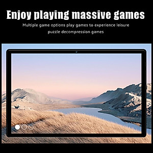 HD Tablet PC, Dual Speakers 16MP Rear Camera HD Tablet Multifunction 8GB RAM 256GB ROM for Entertainment for Work (US Plug)