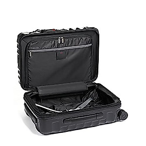 TUMI 19 Degree International Expandable 4-Wheel Carry On - Hard Shell Carry On Luggage - Rolling Carry On Luggage for Plane & International Travel - Black