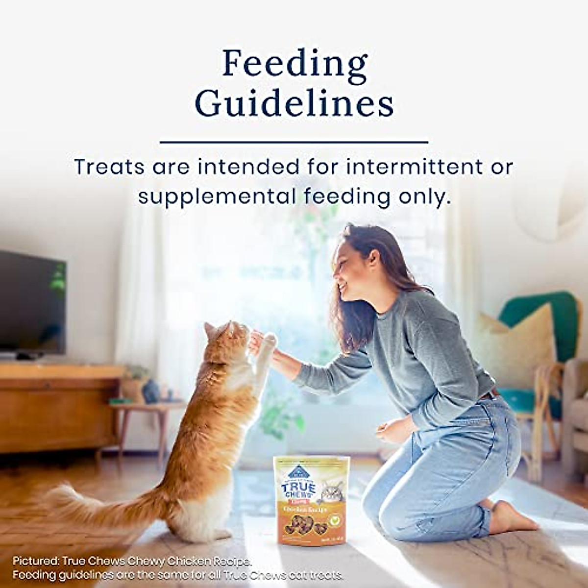 Blue Buffalo True Chews Sticks Natural Cat Treats, Chicken 3 oz Bag