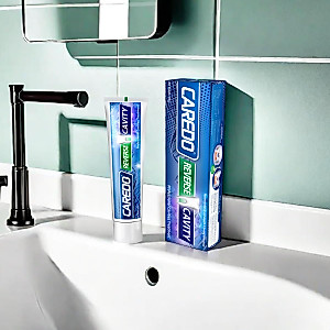 CAREDO Cavity Reversal Hydroxyapatite Toothpaste for Adults, Cavity Tooth Filler as Home Cavity Repair, Fluoride Free Reverse Cavities Treatment for Tooth Decay Repair, Remineralizing Repair 3.52OZ