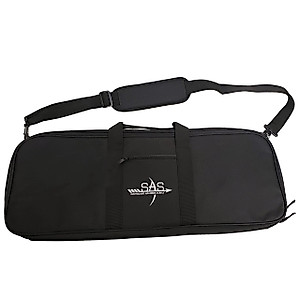 SAS Recurve Takedown Bow Case with Detachable Shoulder Sling and Pockets (Black)