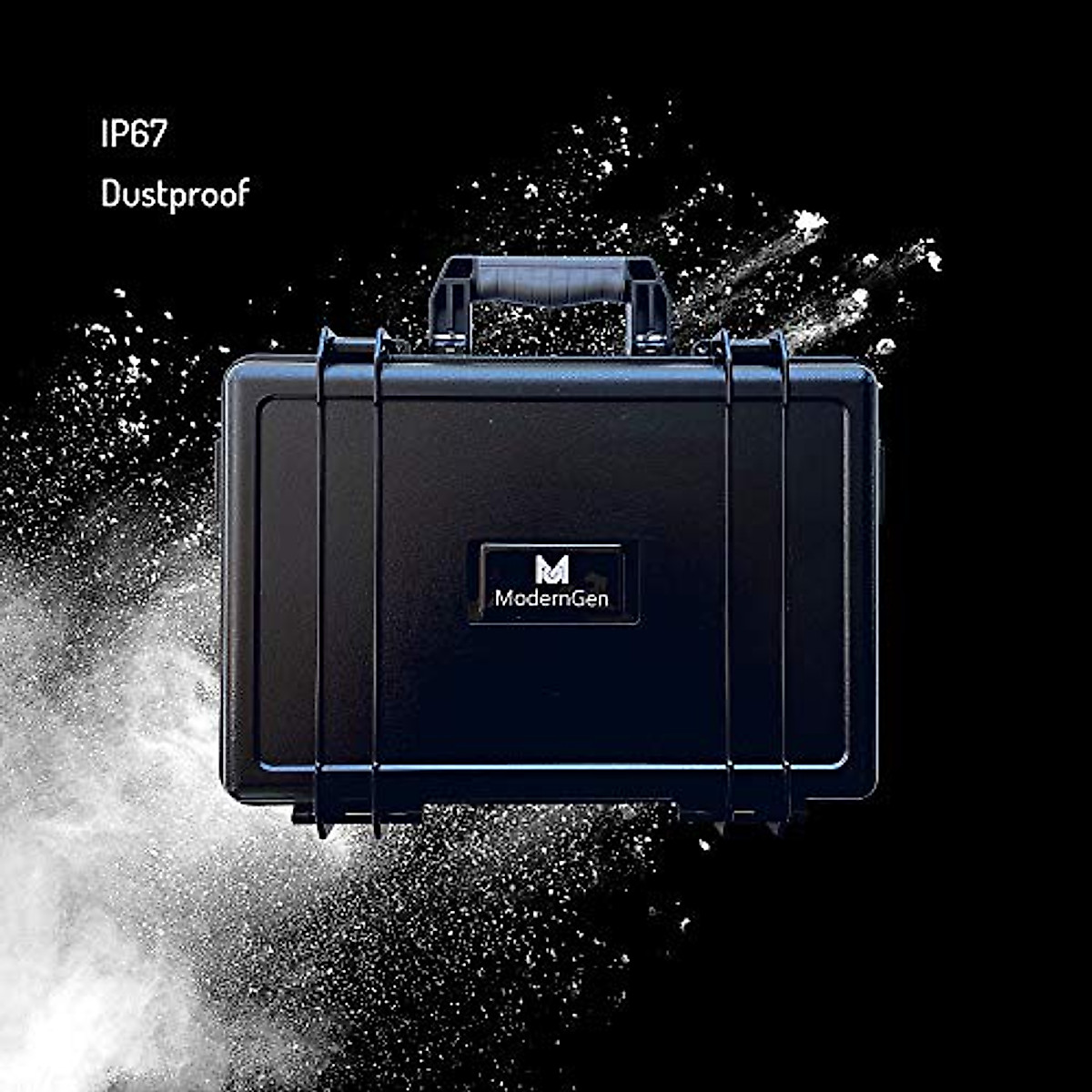 ModernGen 10 Slot Watch Box Travel Case - Heavy Duty Plastic Impact Resistant Waterproof