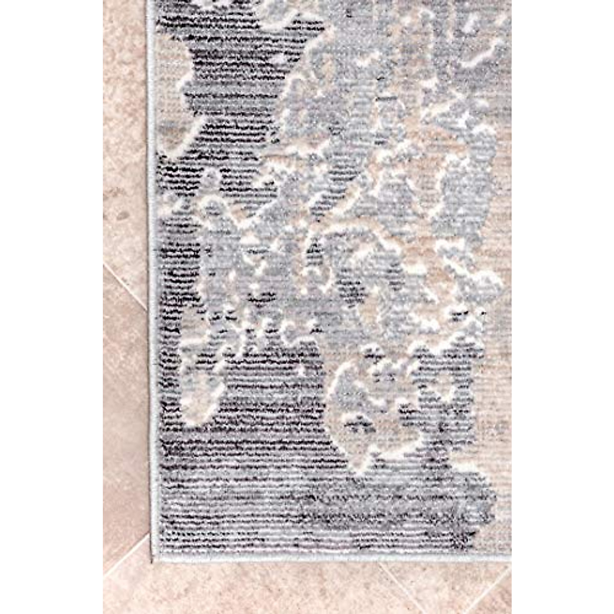 nuLOOM Levitan Abstact Area Rug, 3' x 5', Silver
