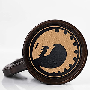 Tyranids Beer Stein, Personalized 40K Wooden Beer Mug, Wooden Tankard