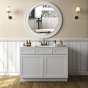 LOVMOR 36'' Bathroom Vanity, Single Sink Storage Unit, Large Capacity for Laundry Room, Kitchen, Shower Room & Utility Room.