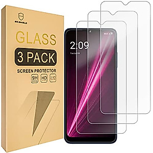 Mr.Shield [3-Pack] Designed For T-MOBILE REVVL 6 5G / REVVL 6x 5G [Tempered Glass] [Japan Glass with 9H Hardness] Screen Protector with Lifetime Replacement