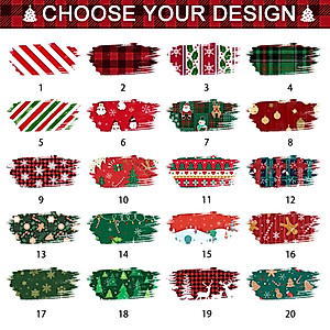 Artsadd Custom Christmas Drawstring Santa Sacks for Kids with Name, Customized Funy Pattern Xmas Ornament Decoration for Family Personalized Santa Sacks for Holiday Present Gifts