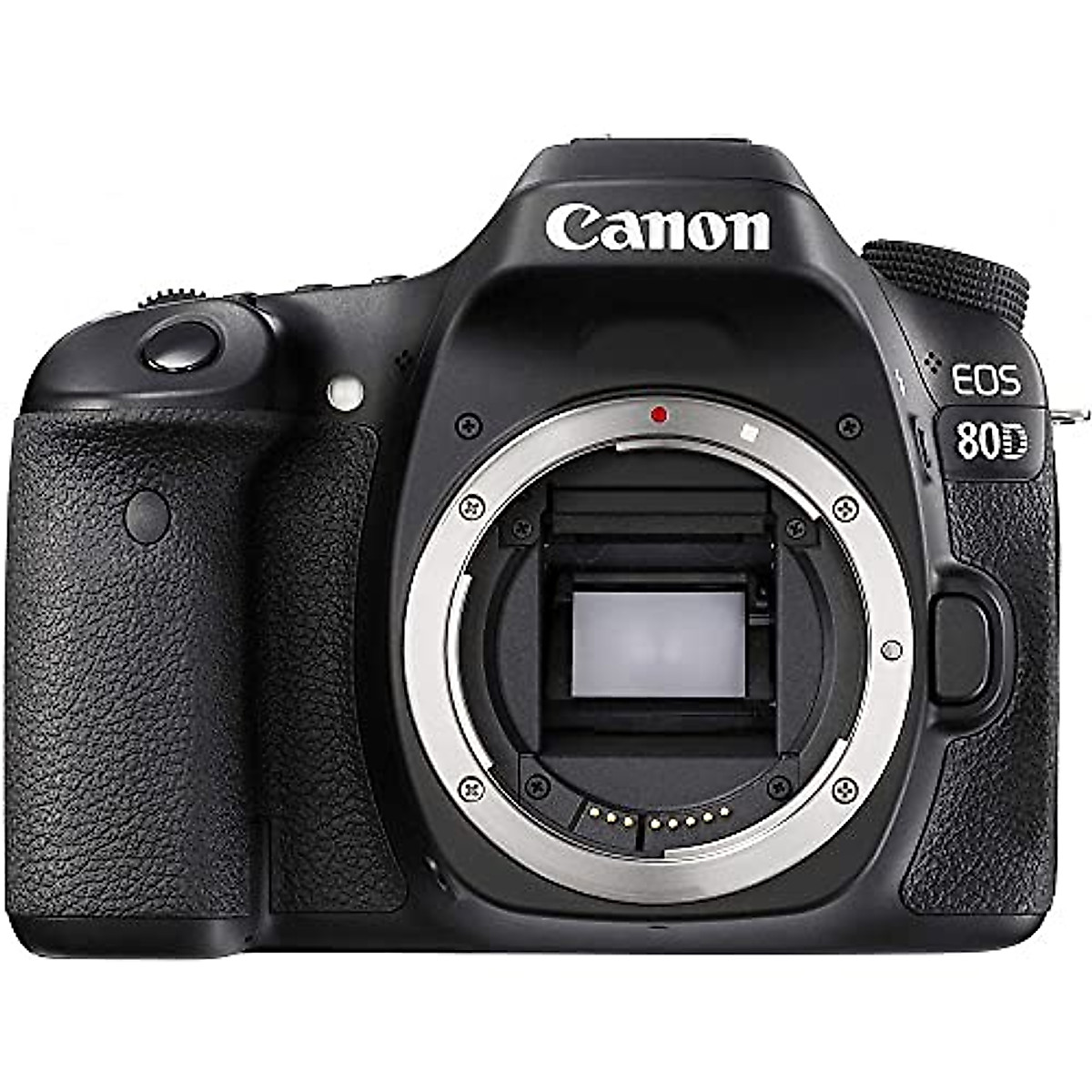 Canon EOS 80D DSLR Camera (Body Only) (1263C004), 64GB Memory Card, Case, Card Reader, Flex Tripod, Hand Strap, Cap Keeper, Memory Wallet, Cleaning Kit (Renewed)
