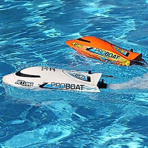 Pro Boat Jet Jam 12" Self-Righting Pool Racer Brushed RTR Ready to Run White PRB08031T2