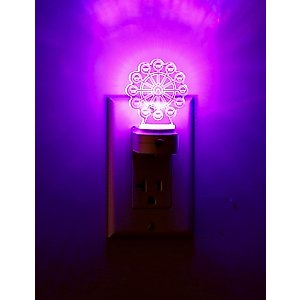 Plug in Night Light,Specmsky Ferris Wheel Night Light for Kids,3 lighting Modes RGB Night Lamp,Multi-Color Changing,LED Night Light with Dusk to Dawn Sensor for Nursery,Bedroom,Stairs,Kids' Room Decor