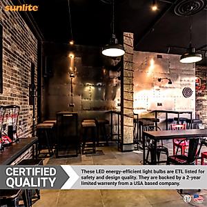 Sunlite LED R14 Mini Flood Light Bulbs, 4 Watts (25W Equivalent), 250 Lumens, Medium (E26) Base, Dimmable, ETL Listed, 2700K Soft White, for China and Curio Cabinet Light, 3 Count