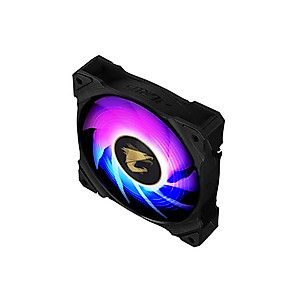 Gigabyte AORUS 120mm Sleeve Bearing ARGB Computer Case Fan, Black