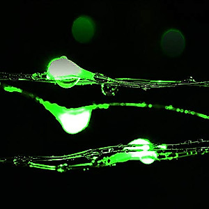 Twinkle Star 33FT 100 LED Silver Wire String Lights, St Patricks Day Fairy Lights Battery Operated LED String Lights for Christmas Wedding Party Home Holiday Decoration, Green