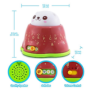 BEST LEARNING Whack and Learn Mole - Educational Interactive Light-Up Toy for Infants Babies Toddlers for 6 Month and up - First Baby Boy or Baby Girl Birthday Gift