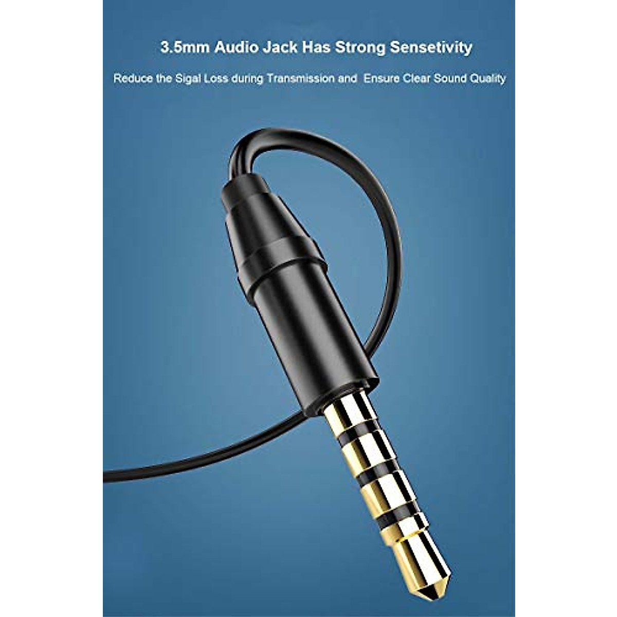 Noise Isolating Wired Earbuds Headphones Earphones w/Microphone Compatible with Samsung Galaxy S10 S9 Plus Note 9 A10e A11 A12 A13 A03S A31 A51 A52 A71 Blu G91 Moto LG 3.5mm Cell Phone Computer -Black