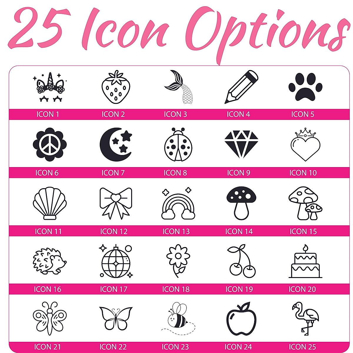 Custom Personalized Your Name and Girl Logo Engraved Insulated Stainless Steel Water Bottle Tumbler Cap Lid 17 oz. Customized Gift for Kids, Toddler, Children, Teens BPA Free