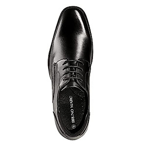 Bruno Marc Men's Dress Oxfords Business Derby Shoes,Black,Size 8,SBOX221M
