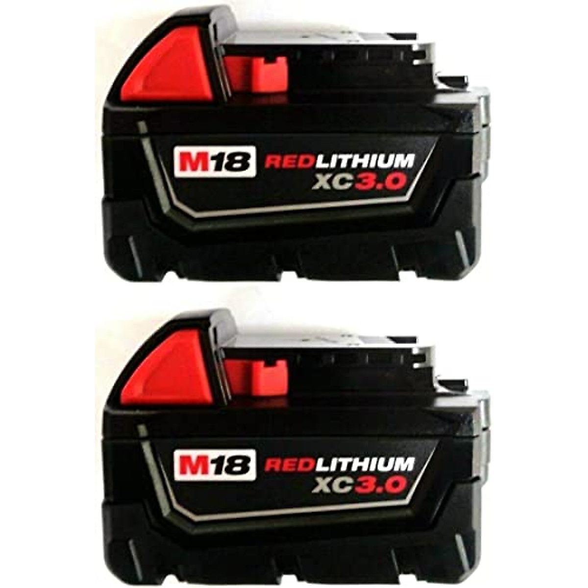 Milwaukee 48-11-1828 3.0 AH Batteries M18 XC Red Lithium 18 Volt (2 Pack)