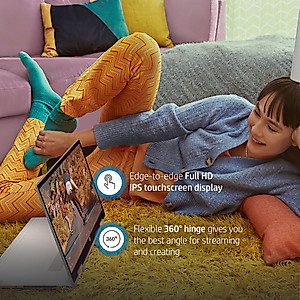 HP Pavilion x360 Convertible Laptop, 12th Gen Intel Core i5-1235U, 12 GB RAM, 256 GB SSD, 15.6" Full HD Touchscreen, Windows 11 Home, Long Battery Life, Backlit Keyboard, HD Webcam (15-er1010nr, 2022)