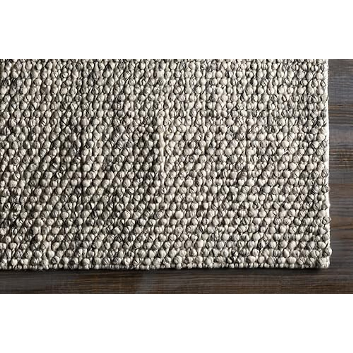 Mark&Day Area Rugs, 8x10 Keynsham Modern Charcoal Area Rug, Grey Ivory Carpet for Living Room, Bedroom or Kitchen (8' x 10')