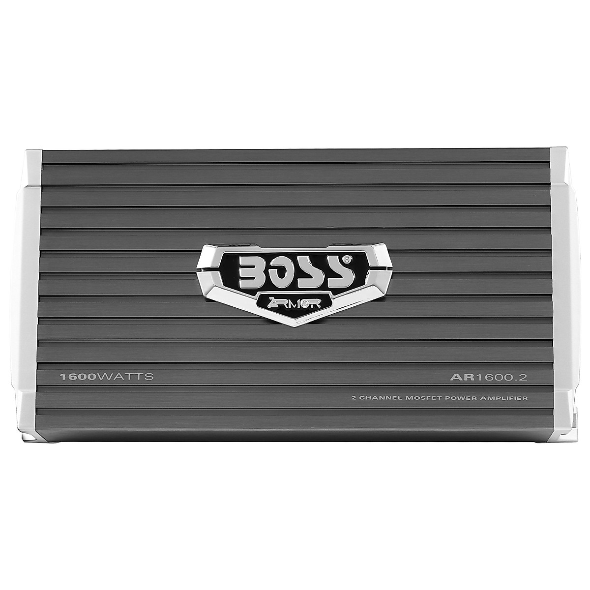 BOSS Audio Systems AR1600.2 2 Channel Car Amplifier - 1600 Watts, Full Range, Class AB, 2-4 Ohm Stable, Mosfet Power Supply, Bridgeable