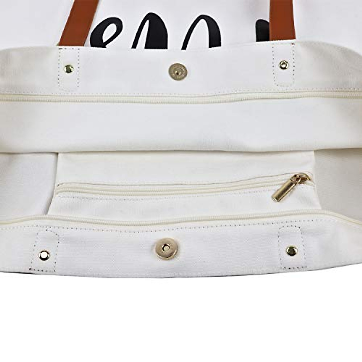 Lamyba Bride Bag with Makeup Bag, Mrs Tote Bag, Bride to be Gifts/Bridal Shower Gifts for Bride, White