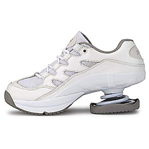 Z-CoiL Freedom Classic Slip Resistant White/Grey Springs Size 10
