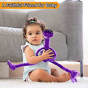 TwCare Rainbow Friends Purple Plush Toy, Soft Stuffed Animal Monsters Doors Plush Doll Toys, Wiki Plushies Toys Gifts for Kids Adults Birthday Thanksgiving Christmas Horror Game Party Favors Fans