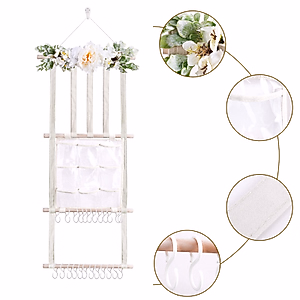 OOSAKU Headbands Holder for Girls Baby Hair Accessories Organizer Storage Wall Hanging Decor for Toddler Girls Room Wall Door Closet Hair Bows Organizer (fdzlq-5)