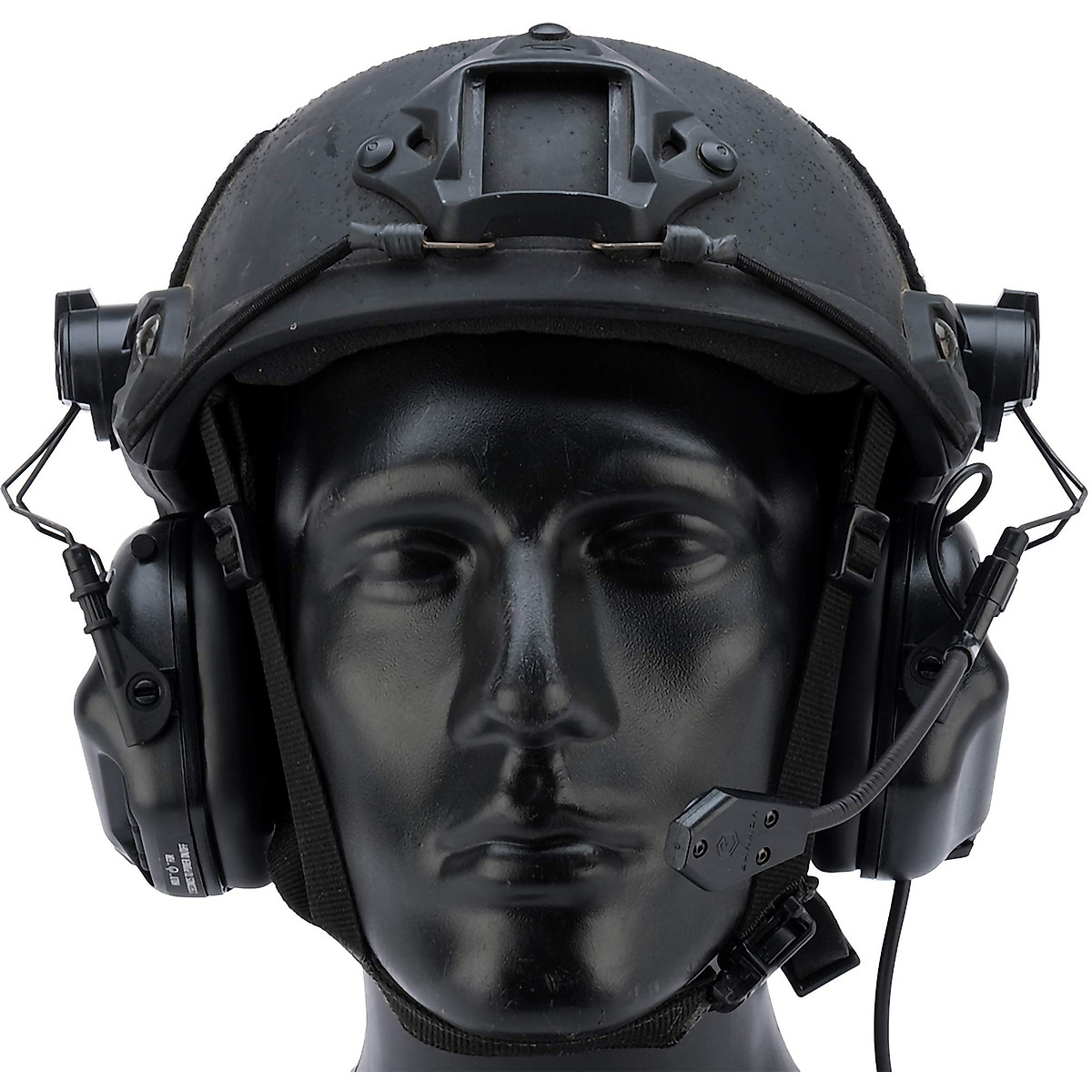 Evike x Earmor M32H MOD3 Tactical Communication Hearing Protector for ARC Fast MT Headpros (Color Black)