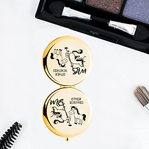 BoomBoomGifts Secretary's Day Gifts,Other Secretary Me Unicorn Makeup Bag Gifts,Other Secretary You Unicorn Gifts,Secretary Make up Bag,Other Secretary me Unicorn Mirror,Secretary Cosmetic Bag