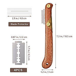Tofficu Bread Lame Sourdough Scoring Tool Sourdough Bread Knife - Bread Making Accessories - Bread Razor Scorer With Blades and Storage Cover - Bread Cutter for Homemade Bread