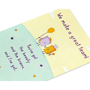 American Greetings Birthday Card for Wife (Beauty and Brains)