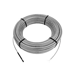 Schluter Systems Ditra Heat Electric Radiant Floor Heating Kit: Programmable Touchscreen Smart WiFi Thermostat DHERT105/BW, Heated Cable 120V 32 Sq Ft, Peel&Stick Uncoupling Membrane 50.4 Sq Ft