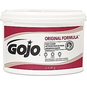 GOJO ORIGINAL FORMULA Hand Cleaner, Fragrance Free, 14 fl oz Crème-Style Hand Cleaner Canister (Pack of 1).
