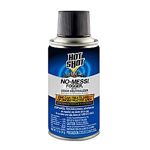 Hot Shot No Mess Fogger With Odor Neutralizer, Kills Roaches, Ants, Spiders & Fleas, Controls Heavy Infestations, 3 Count, 1.2 Ounce