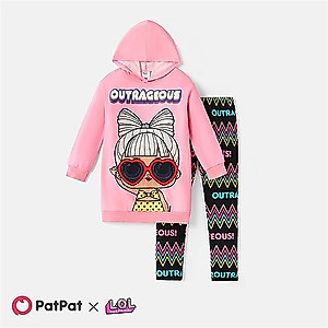 L.O.L. Surprise! Girls Hoodies Dress Long Sleeve Hooded Sweatshirt Sweatpants Girls Clothes