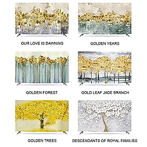 Screen Protector 32-86 Inch Indoor Universal TV Cover Dust Cover，Home TV Cover LCD TV Dustproof Cover for Desktop TV，LED Screen Monitor(Size:40 in)