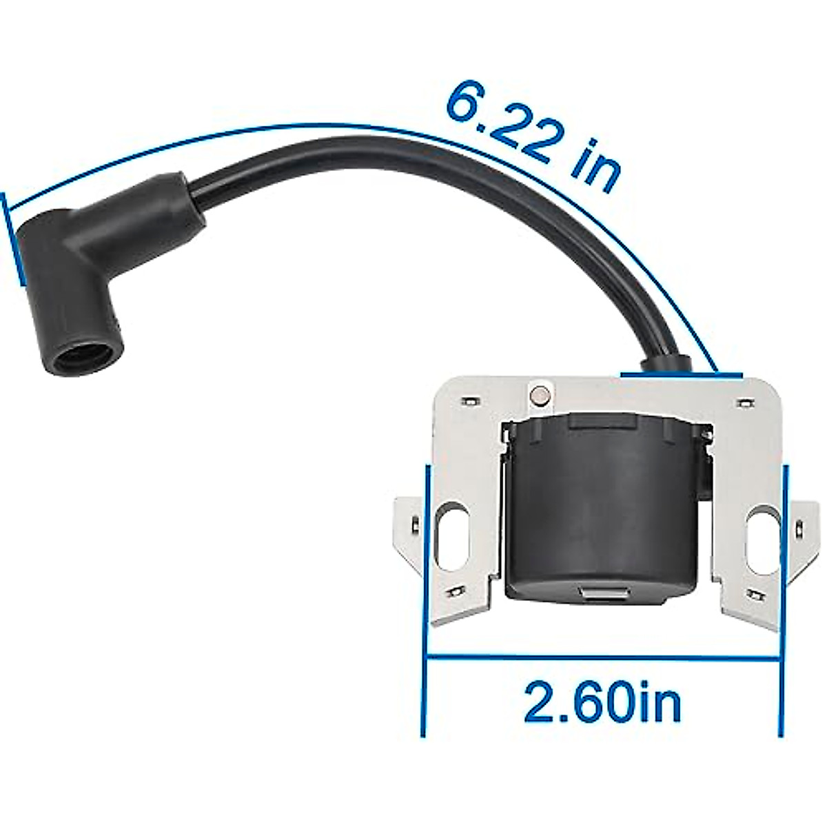 FitBest GCV160 Ignition Coil with Spark Plug for Honda GCV135 GCV190 GSV160 GSV190 GC135 GC160 GC190 GC160A GC160LA GC190A GC190LA HRR216 HRB216 HRS216 Lawn Mower 30500-ZL8-014 30500-ZL8-004 Red