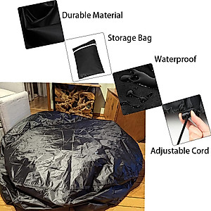 Outdoor Daybed Cover,DxH 89x32in Waterproof Patio Sofa Covers,All Weather Protection Round Canopy Day Bed Cover,Patio Furniture Accessories Cover for Garden Sofa (Only Cover) (Black)