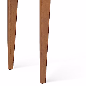 SIMPLIHOME Harper Solid Hardwood 54 Inch Wide Mid Century Modern Console Sofa Table in Teak Brown, for The Living Room Entryway and Bedroom